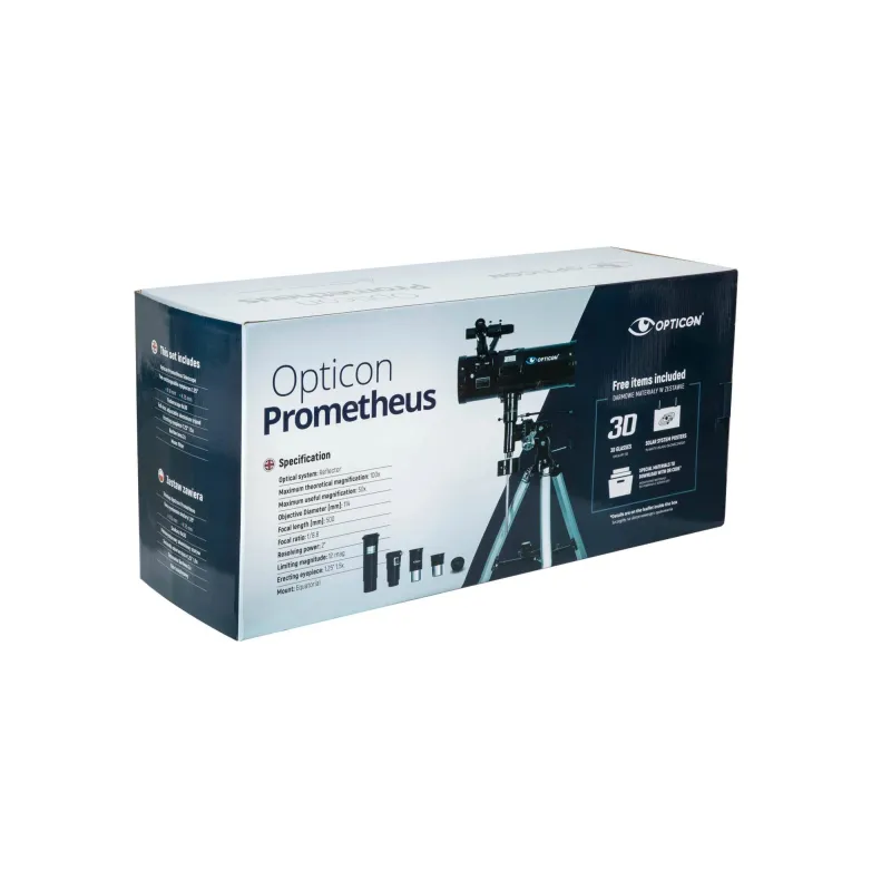 Veidrodinis teleskopas OPTICON Prometheus 114F500EQ